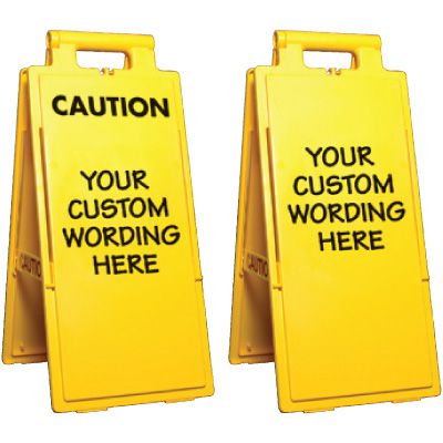 Custom-Worded 4-Way Floor Stand | Emedco