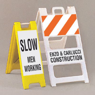 A-Frame Barricade Signs | Seton