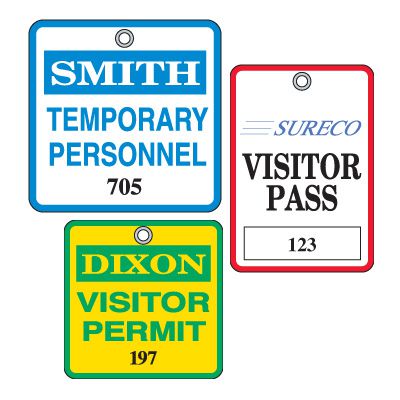 Custom Worded Plastic Badges | Seton