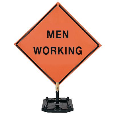 Recycled Rubber Sign Stand Systems | Seton