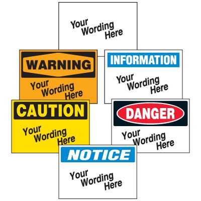 Semi-Custom Vinyl Labels | Seton | Seton