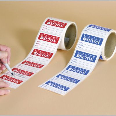Visitor Badges, Temporary Badges, Visitor Id Badges | Seton