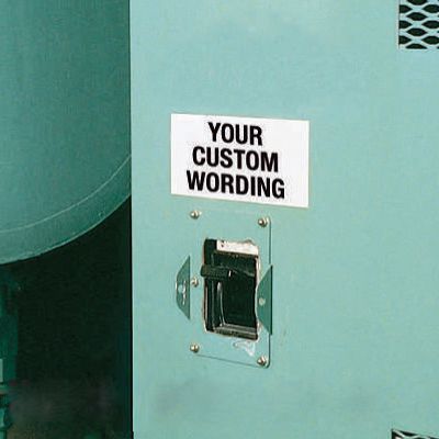 Custom Worded Workplace Labels | Seton