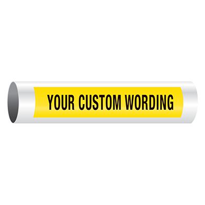 Custom Xtreme-Code™ Self-Adhesive High Performance Pipe Markers | Seton