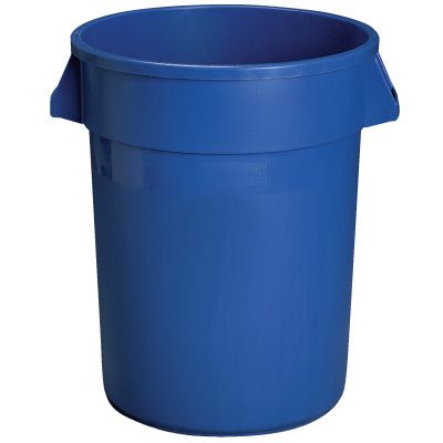 Round Recycling Container 2632-73-BLU | Emedco