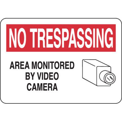 Security Signs, No Trespassing Signs | Seton