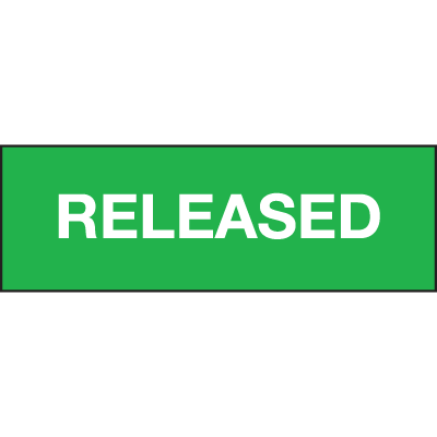 Released ISO Status Signs | Seton