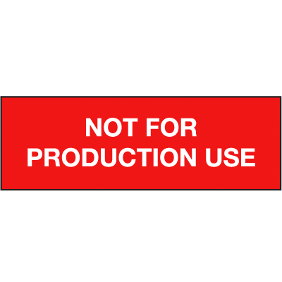 Production Status Signs | Seton