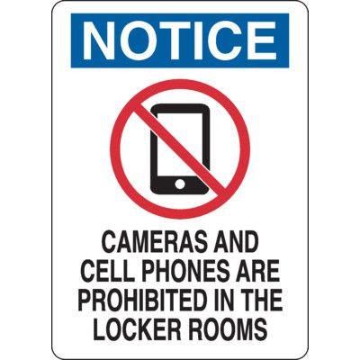 Cameras, Cell Phones Prohibited In Locker Rooms - Cell Phone Policy ...