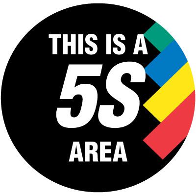 Floor Signs - This is a 5S Area|Seton Canada | Seton.ca