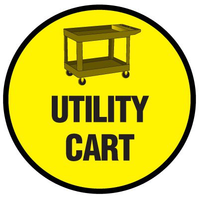 Floor Signs - Utility Cart | Emedco