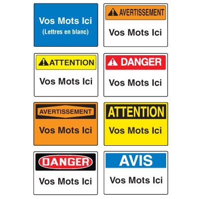 Bilingual Safety Signs | French and Spanish Workplace Signs | Seton.ca