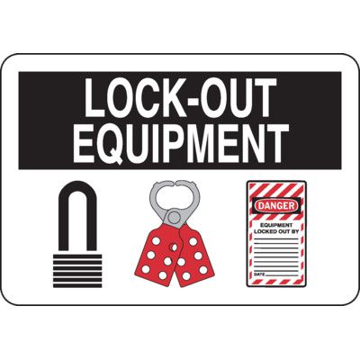 Danger Do Not Enter Until Lock-Out Completed - Lockout Signs | Seton ...