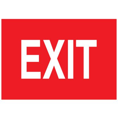 Exit/Directional Signs - EXIT from Seton.ca@ Stock items ship TODAY ...