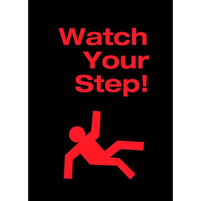 Watch Your Step - Safety Message Mat | Emedco