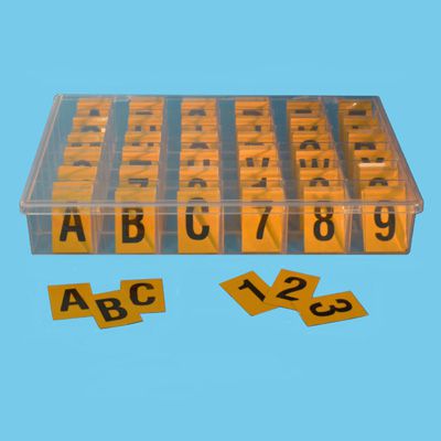 Letter & Number Die-Cut Signs - Office Signs - Workplace Safety Signs ...