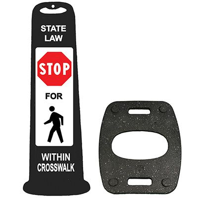 Trailblazer Vertical Panel - State Law Stop for Pedestrian Within ...