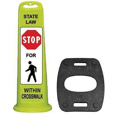 Trailblazer Vertical Panel - State Law Stop for Pedestrian Within ...
