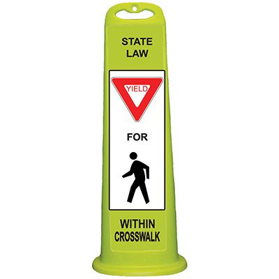 Trailblazer Vertical Panel - State Law Yield for Pedestrian Within ...