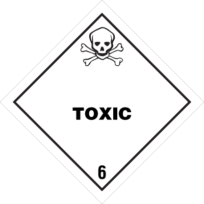 DOT Toxic Class 6 Shipping Labels | Seton | Seton