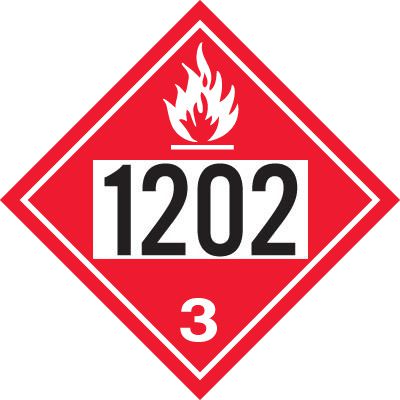 1203 Gasoline DOT Placards | Emedco