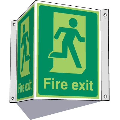 Running Man Exit Signs | Seton