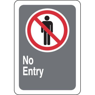 CSA Safety Sign - No Entry | Seton Canada | Seton.ca