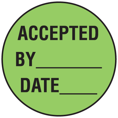 Fluorescent Accepted Dot Labels|Seton Canada | Seton.ca