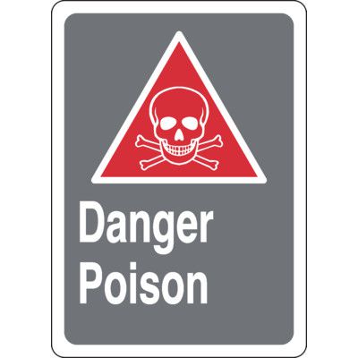 CSA Safety Sign - Danger Poison | Seton Canada | Seton.ca
