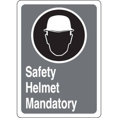 CSA Safety Sign - Safety Helmet Mandatory | Seton Canada | Seton.ca