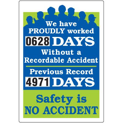 Recordable Accident Safety Scoreboard | Seton Canada | Seton.ca