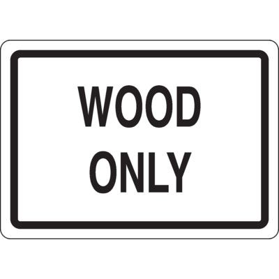 Dumpster Signs- Wood Only | Seton