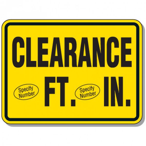 Semi-Custom Giant Clearance & Crane Signs - Clearance|Seton Canada ...