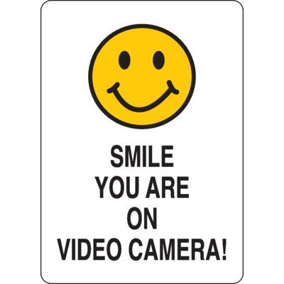 Smile You Are On Camera Sign | Seton