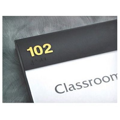 Snap Plate Changeable Sign Systems with Custom Header | Seton