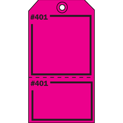 2-Part Production Status Tags | Emedco