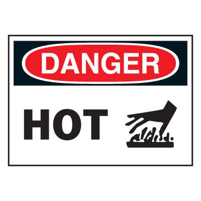 Graphic Warning Labels@ Hot Danger Labels | Seton Canada | Seton.ca
