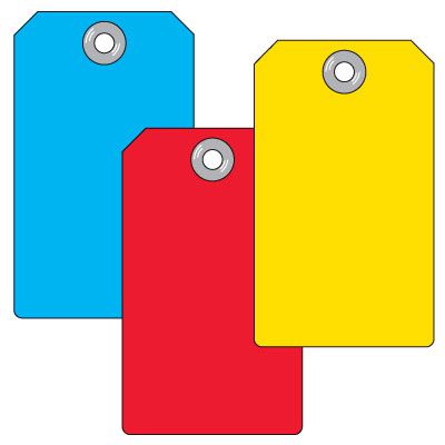 Blank Colored Tags: Customizable & Durable | Write-On Labels | Seton