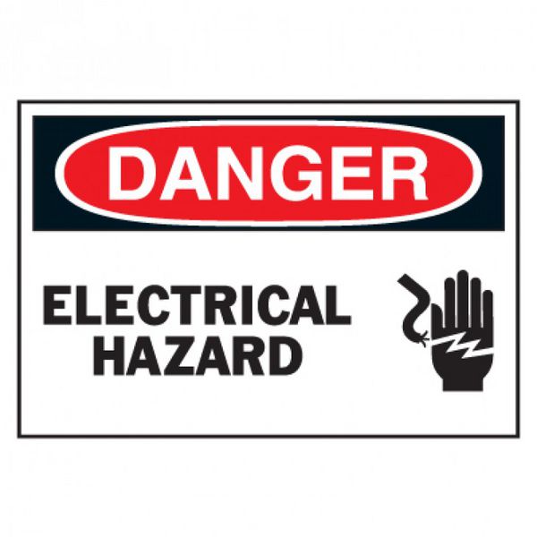 Danger Electrical Hazard@ Graphic Warning Labels | Seton Canada | Seton.ca