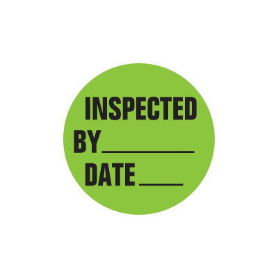 Inventory Inspection Labels | Seton | Seton
