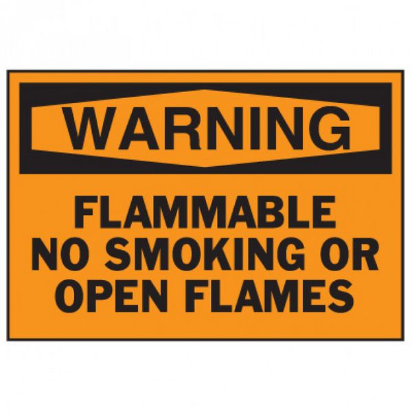 Warning Labels - Flammable, No Smoking or Open Flames | Seton Canada ...