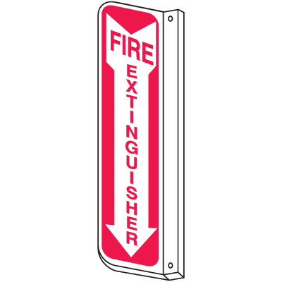 Fire Extinguisher 2-Way View Fire Safety Signs | Safety Sign | Seton