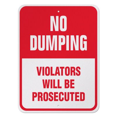 No Dumping Sign|Seton Canada