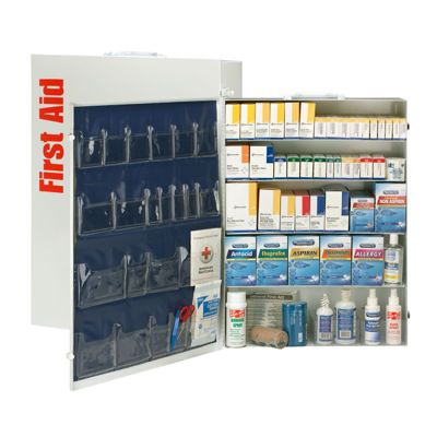 ANSI 200-Person Class B+ First Aid Kit With Meds First Aid Only 90577 ...