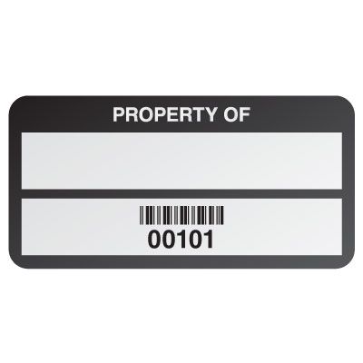 DuraGuard® Stock Bar Code Asset Tags | Seton