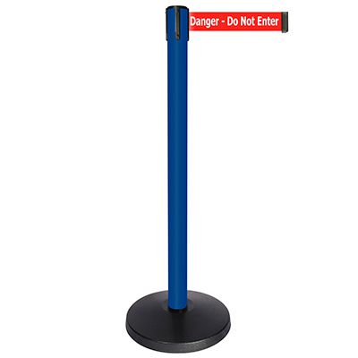 Danger Do Not Enter - Queueway Plus Stanchion | Emedco