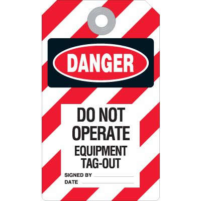 Do Not Operate Tags, Danger Do Not Operate Tags | Emedco