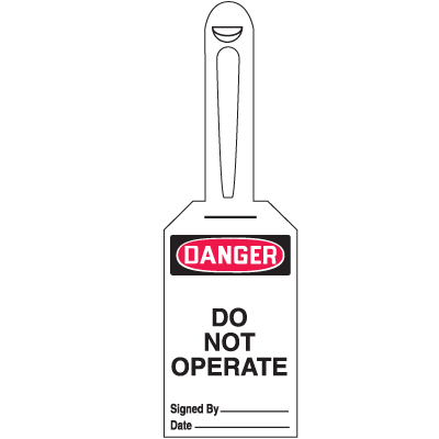 Do Not Operate Tags, Danger Do Not Operate Tags | Emedco