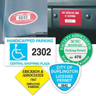 Custom Parking Permit Decals | Seton