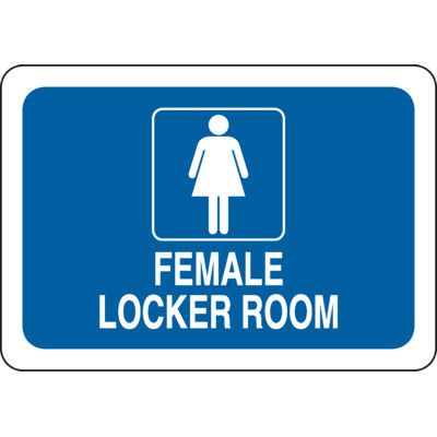 Female Locker Room - Locker Room Signs | Seton | Seton